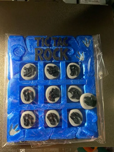 The Prehistoric Tic Tac Toe – Rex vs Tricera by typlatchop MakerWorld ...