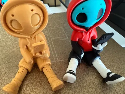 Project Hazy - Art Toy - Free 3D Print Model - MakerWorld