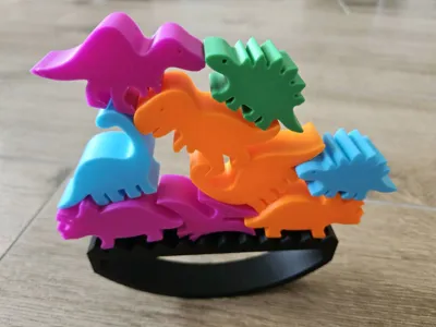 Juego de equilibrio de dinosaurios por Engineer’s Mind MakerWorld: Descarga Modelos 3D Gratuitos