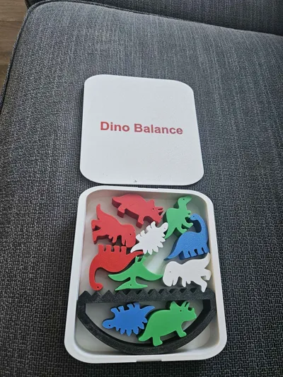 Juego de equilibrio de dinosaurios por Engineer’s Mind MakerWorld: Descarga Modelos 3D Gratuitos