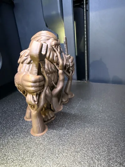 Sasquatch and his tools - Free 3D Print Model - MakerWorld