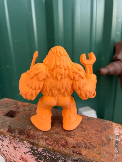 Sasquatch and his tools - Free 3D Print Model - MakerWorld