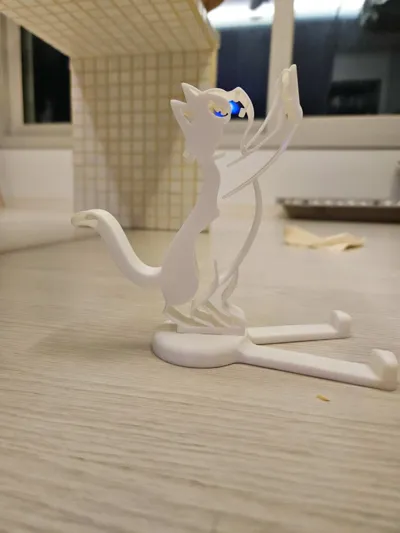Cute Cat phone stand slot together holder by Ellcato3D MakerWorld ...