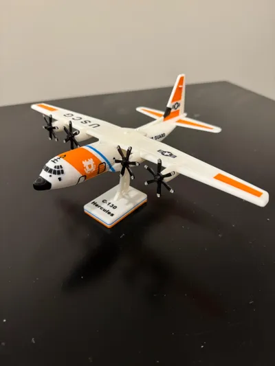 HC-130 USCG Plane Kit Card by planes01 MakerWorld: Download Free 3D Models