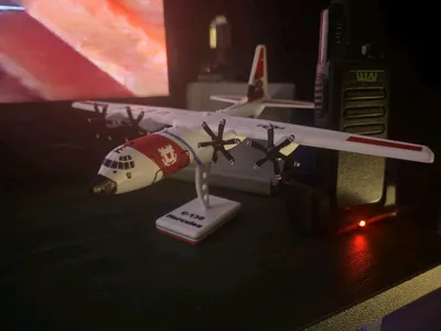HC-130 USCG Plane Kit Card - Free 3D Print Model - MakerWorld