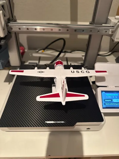HC-130 USCG Plane Kit Card - Free 3D Print Model - MakerWorld