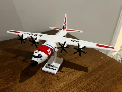 HC-130 USCG Plane Kit Card - Free 3D Print Model - MakerWorld