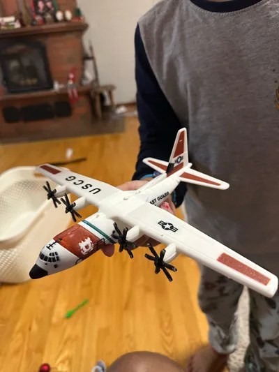 HC-130 USCG Plane Kit Card - Free 3D Print Model - MakerWorld