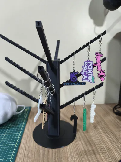 XXL Modular Keychain Display Stand – Rotating by R3DY MakerWorld ...