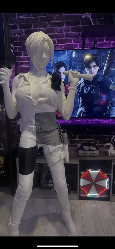 Life Size Resident Evil Claire Redfield Model - Free 3D Print Model ...