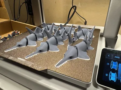 Articulated Sawfish (Carpenter shark) by Jopek Design - MakerWorld