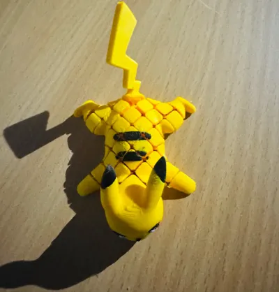 Flexi Pikachu - Free 3D Print Model - MakerWorld
