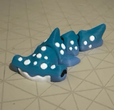 Mini Articulated Hammerhead Shark - Free 3D Print Model - MakerWorld