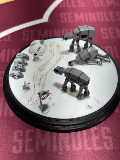 Star Wars Diorama - Hoth by Nikko_V MakerWorld: Download Free 3D Models