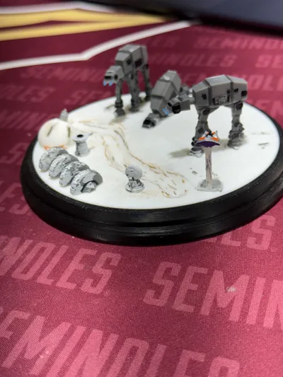 Star Wars Diorama - Hoth by Nikko_V MakerWorld: Download Free 3D Models