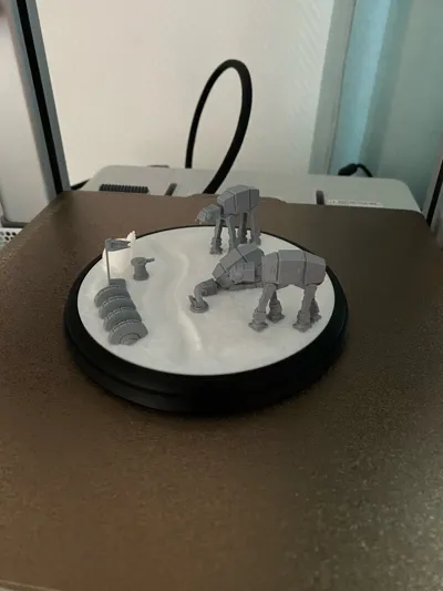 Star Wars Diorama - Hoth - Free 3D Print Model - MakerWorld
