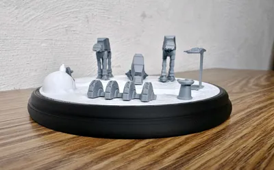 Star Wars Diorama - Hoth - Free 3D Print Model - MakerWorld