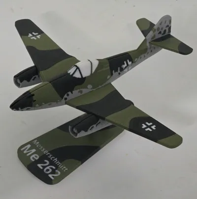 Messerschmitt Me 262 Airplane Kit Card - Free 3D Print Model - MakerWorld