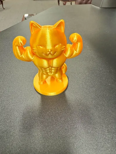 Sigma Cat – Muscle Cat Figurine - Free 3D Print Model - MakerWorld