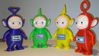 Teletubbies multiparts no ams by Vitormhs MakerWorld: Download Free 3D ...