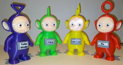 Teletubbies multiparts no ams by Vitormhs MakerWorld: Download Free 3D ...