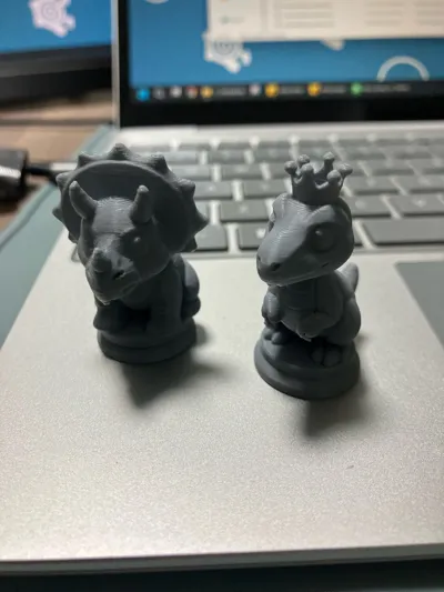 Dino Chess(Q_Craft) - Free 3D Print Model - MakerWorld