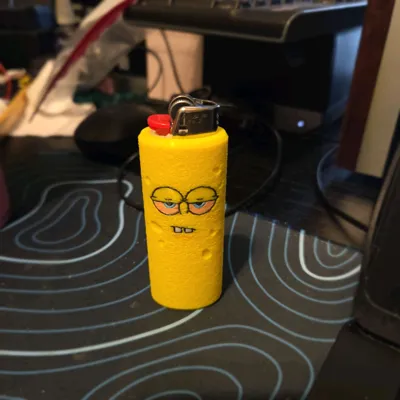 Chill Spongebob Squarepants Bic Lighter Sleeve by Grandpa 3DPrints ...