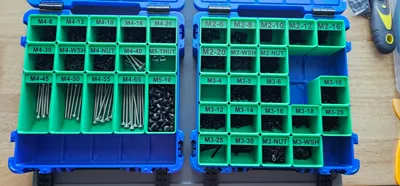 Gridfinity Storage Boxes by Pred Remixed by Andrianopolino MakerWorld ...