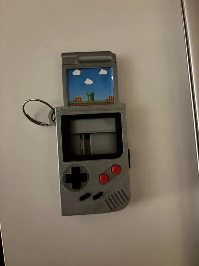 Mini GameBoy Keychain – Swappable Photo Cartridge by Zenit MakerWorld ...