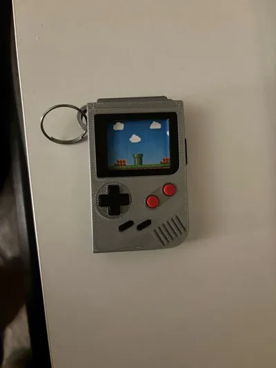 Mini GameBoy Keychain – Swappable Photo Cartridge by Zenit MakerWorld ...
