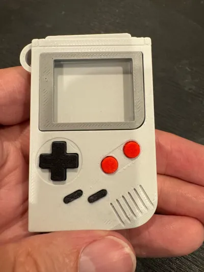 Mini GameBoy Keychain – Swappable Photo Cartridge by Zenit MakerWorld ...