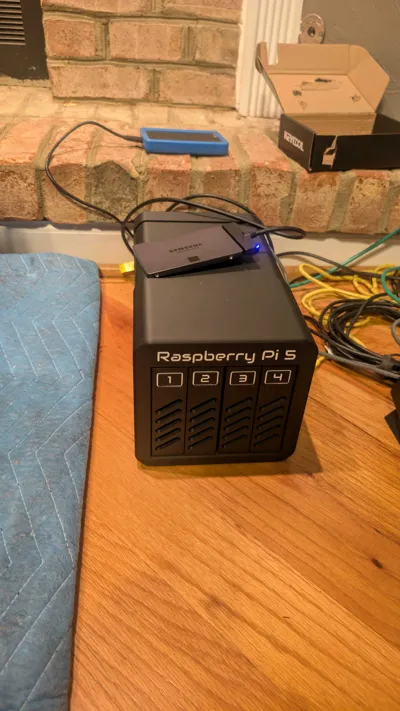 Raspberry Pi 5 Based 4-Bay NAS by mklements MakerWorld: Download Free ...