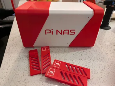 Raspberry Pi 5 Based 4-Bay NAS by mklements MakerWorld: Download Free ...