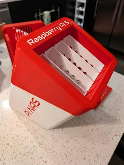 Raspberry Pi 5 Based 4-Bay NAS by mklements MakerWorld: Download Free ...