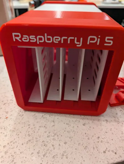 Raspberry Pi 5 Based 4-Bay NAS by mklements MakerWorld: Download Free ...
