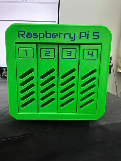 Raspberry Pi 5 Based 4-Bay NAS by mklements MakerWorld: Download Free ...