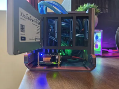 Raspberry Pi 5 Based 4-Bay NAS by mklements MakerWorld: Download Free ...