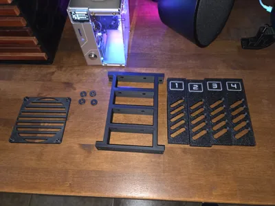 Raspberry Pi 5 Based 4-Bay NAS by mklements MakerWorld: Download Free ...