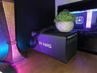 Raspberry Pi 5 Based 4-Bay NAS by mklements MakerWorld: Download Free ...