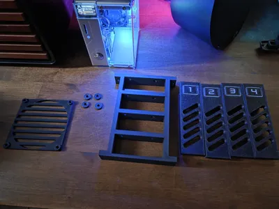 Raspberry Pi 5 Based 4-Bay NAS by mklements MakerWorld: Download Free ...