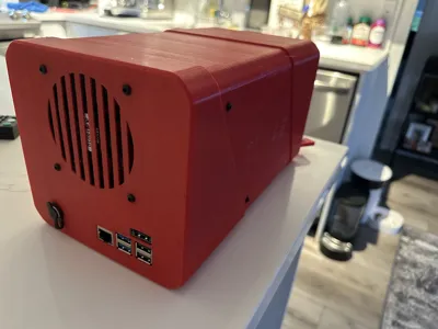 Raspberry Pi 5 Based 4-Bay NAS by mklements MakerWorld: Download Free ...