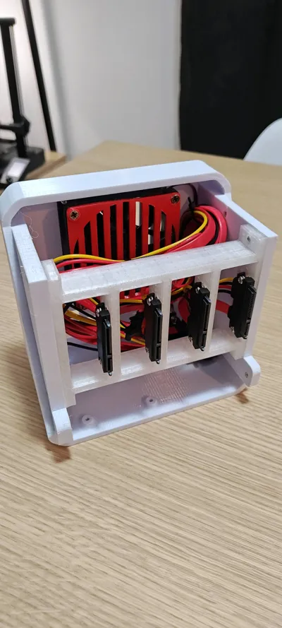 Raspberry Pi 5 Based 4-Bay NAS by mklements MakerWorld: Download Free ...