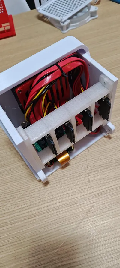 Raspberry Pi 5 Based 4-Bay NAS by mklements MakerWorld: Download Free ...