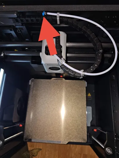 Cable Chain PTFE Clip for X1. P1P, P1S by capsel22 MakerWorld: Download ...