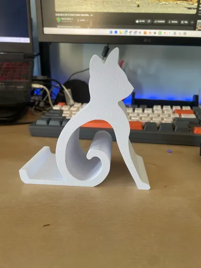 Handy Cat Holder by Sasch_Print3d MakerWorld: Download Free 3D Models