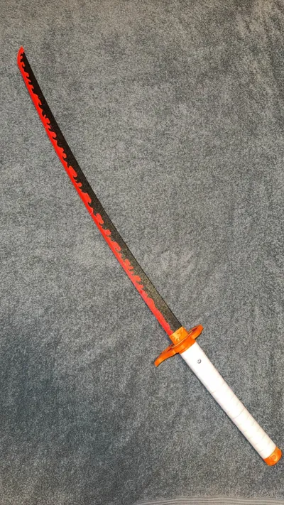 [FullBlade]Demonslayer Sword Flame Hashira Rengoku by hwch19 MakerWorld ...