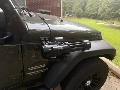 M134 Minigun - Magnetic Mount V1 - Free 3D Print Model - MakerWorld