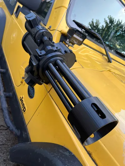 M134 Minigun - Magnetic Mount V1 by Hotcup & Co. MakerWorld: Download ...