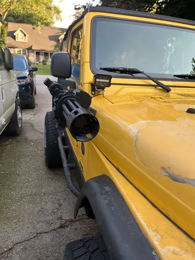 M134 Minigun - Magnetic Mount V1 - Free 3D Print Model - MakerWorld