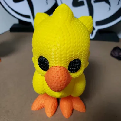 Knitted Chocobo - Free 3D Print Model - MakerWorld